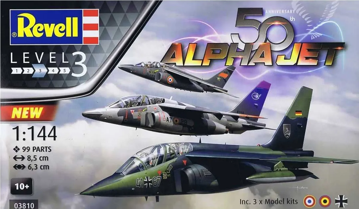 Revell Plastikový model letadla 50th Anniversary "Alpha Jet ...