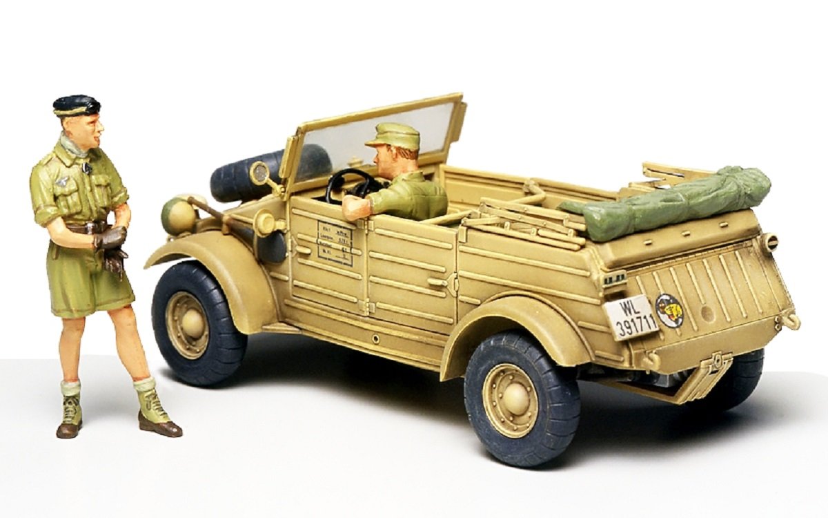 Tamiya Kubelwagen Type 82 - Africa | Plastikové modely