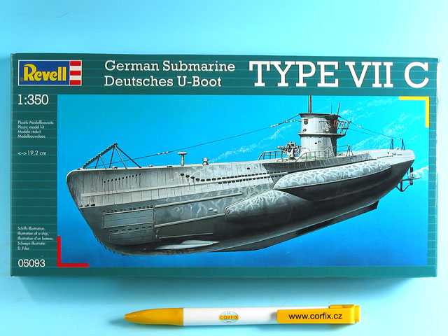 Revell Plastikový model ponorky German Submarine U-Boot Type VII C | Plastikové modely