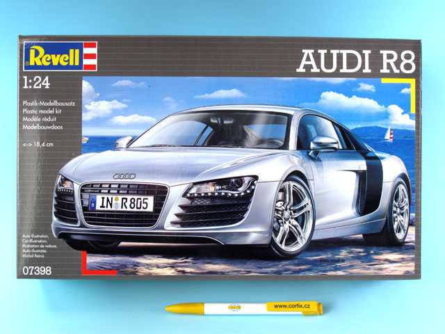 Revell Plastikový model auta Audi R8 | Plastikové modely